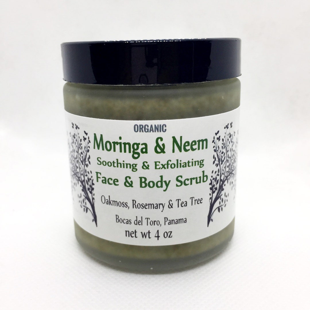 MORINGA & NEEM SOOTHING Face and Body Exfoliant - Etsy