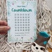 Baby Countdown, Schwangerschafts-Kalender, DIN A5, Baby, Regenwald ...