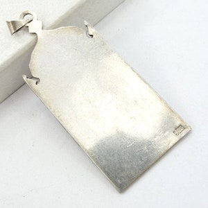 Enamel Silver Pendant, Islamic Silver Pendant, Arabic Silver Pendant ...
