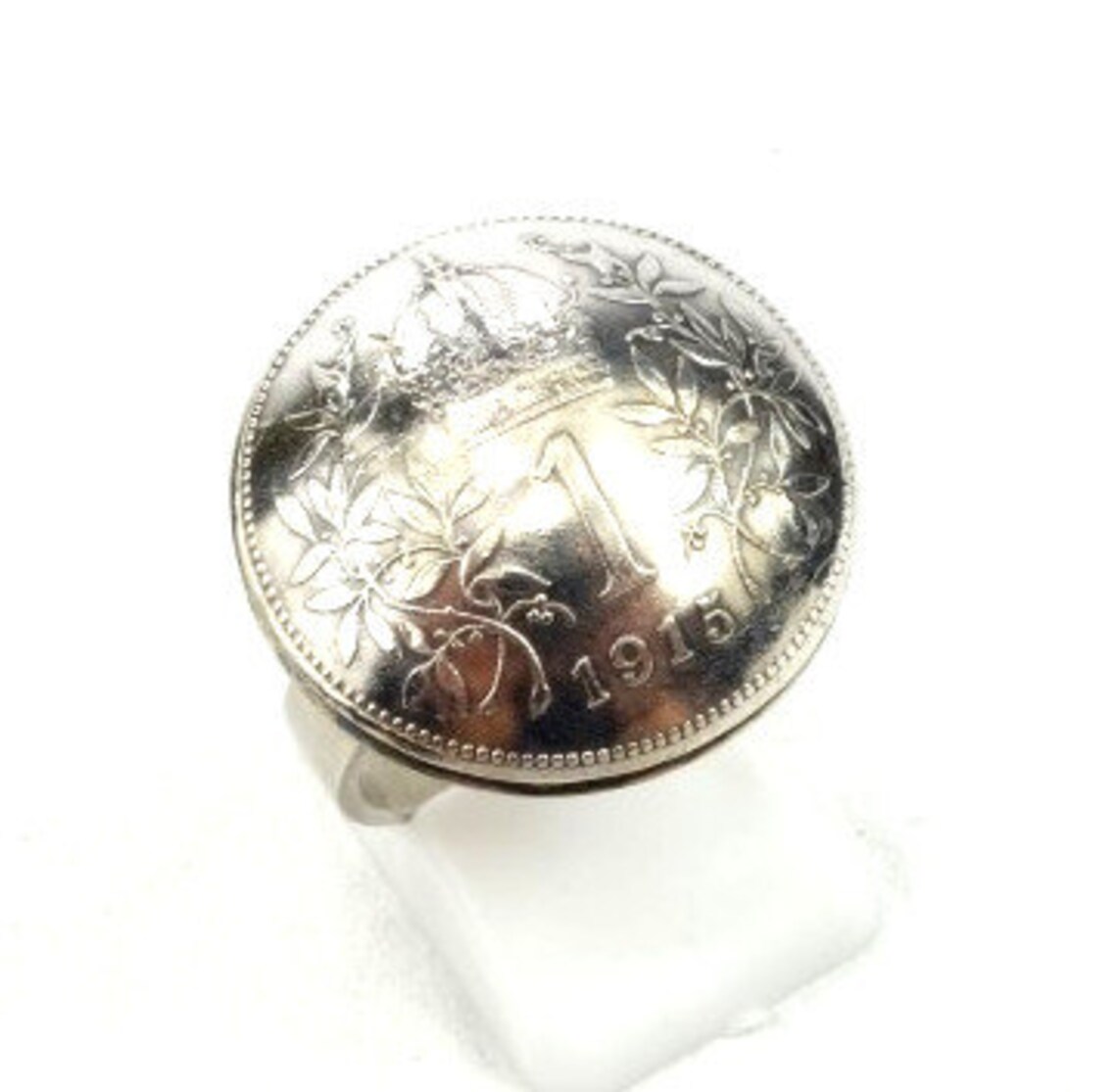 Austro-hungarian Coin Ring, Austrian Coin Ring, Austria, Real Silver ...
