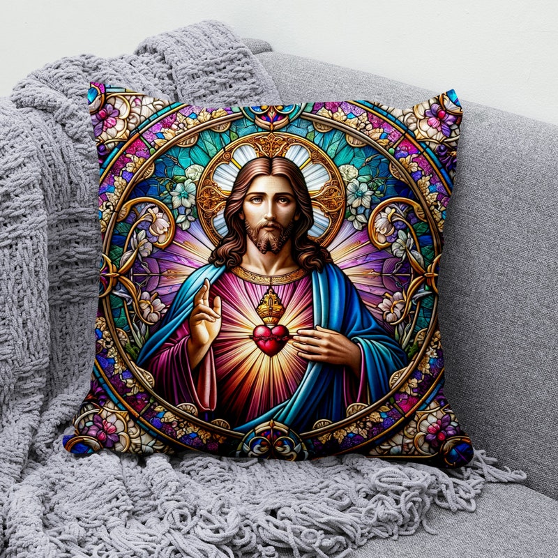 Jesus Pillow - Etsy