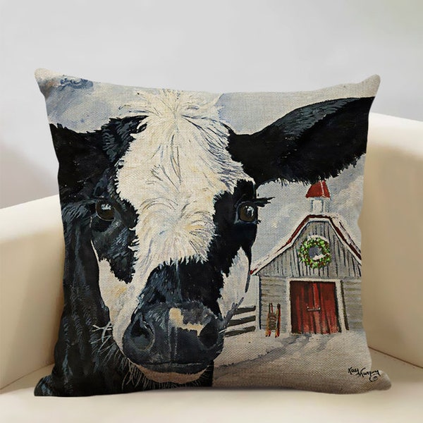 Cow Pillow - Etsy