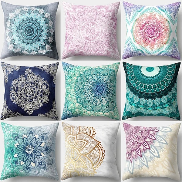 Mandala Pillow - Etsy