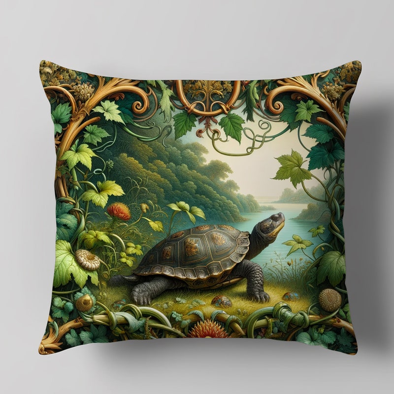 Turtle Pillow - Etsy