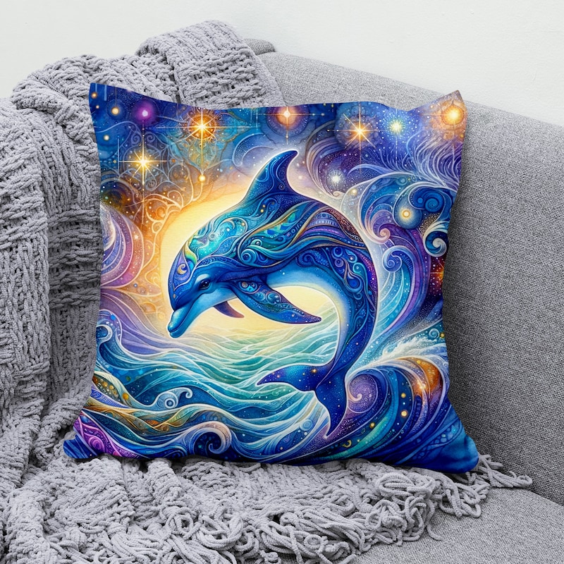 Dolphin Pillow - Etsy