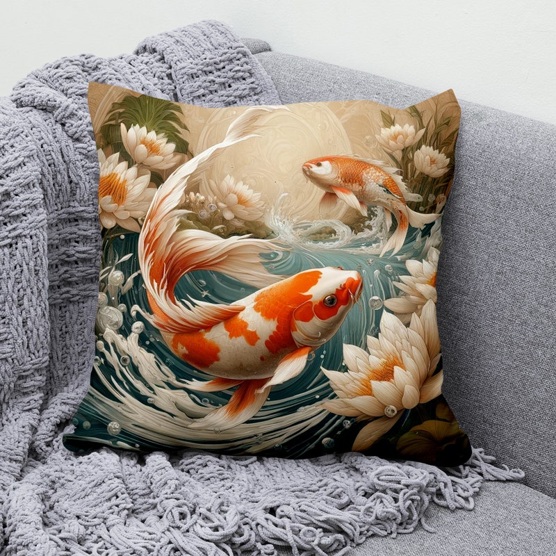 Designer Fish Pillows - Etsy