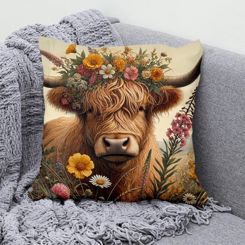 Cow Pillow - Etsy