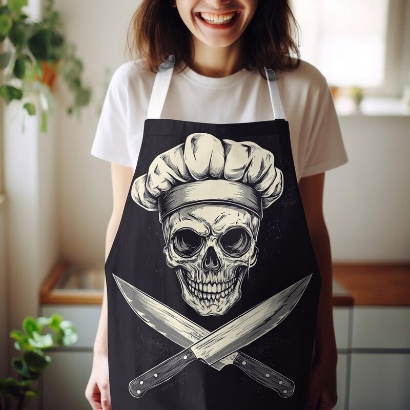 Skull Apron - Etsy