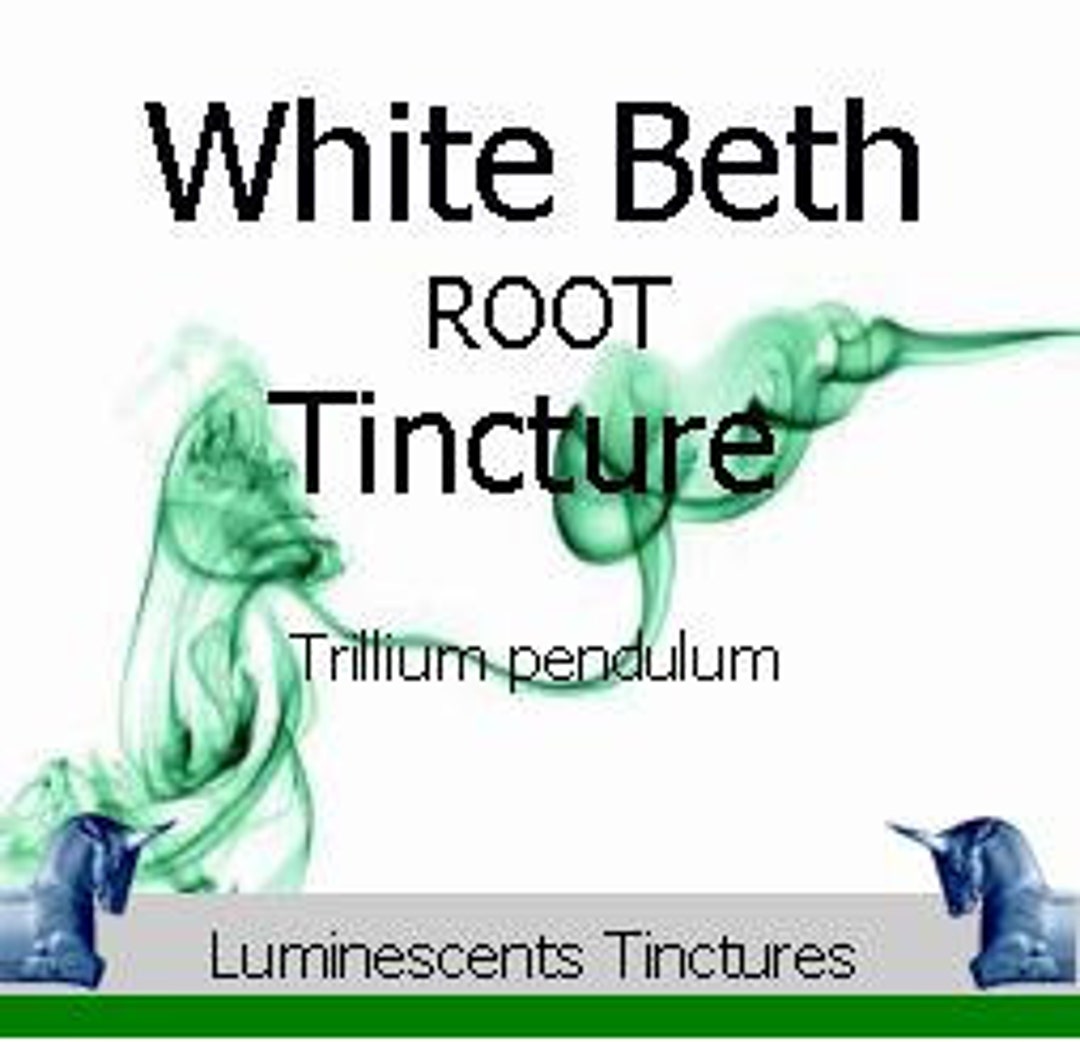 White Beth Root Tincture - Trillium Pendulum - 50ml - Etsy