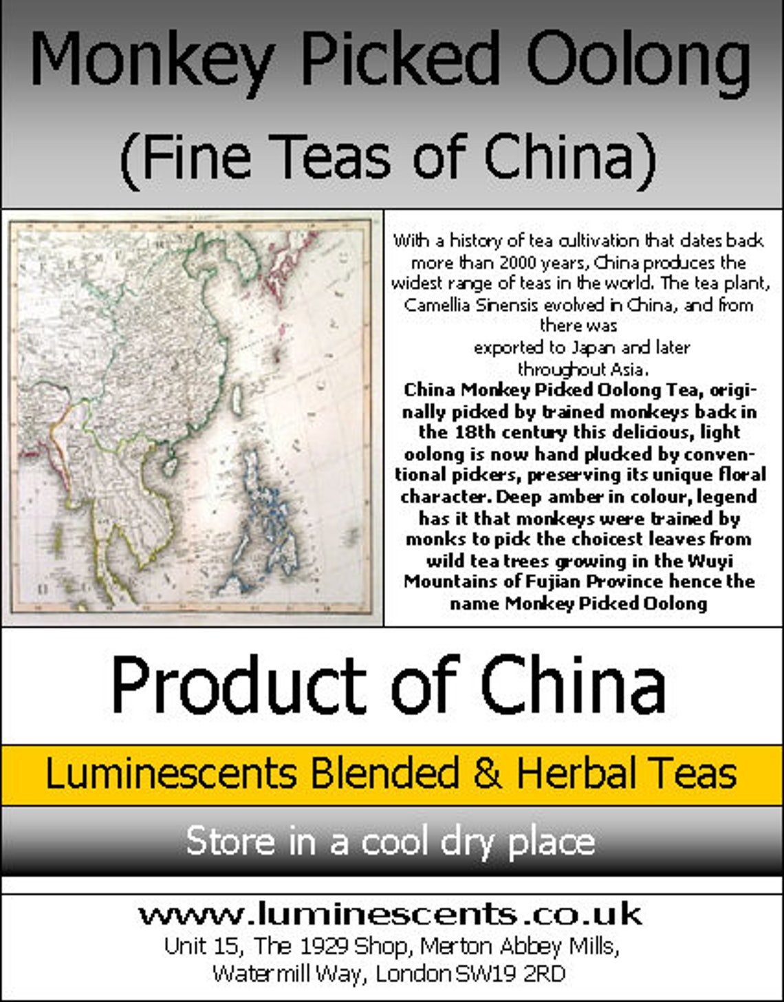 China Monkey Picked Oolong Tea - 50 Grams - Etsy