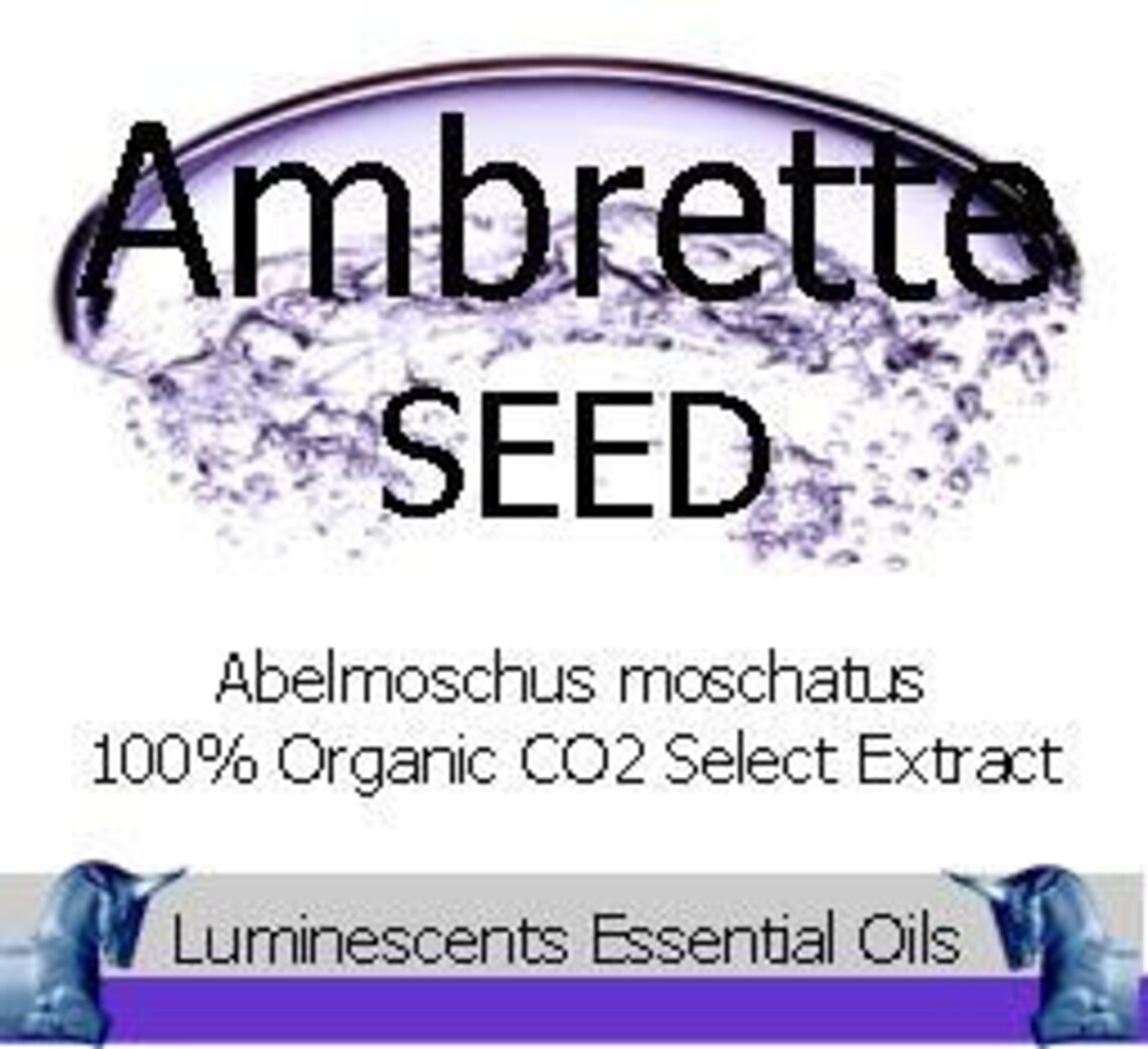 Ambrette Seed Organic Essential Oil CO2 Select Extraction abelmoschus ...