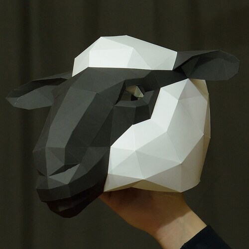 Sheep Papercraft Mask Instant Pdf Download Papercraft Party | Etsy ...
