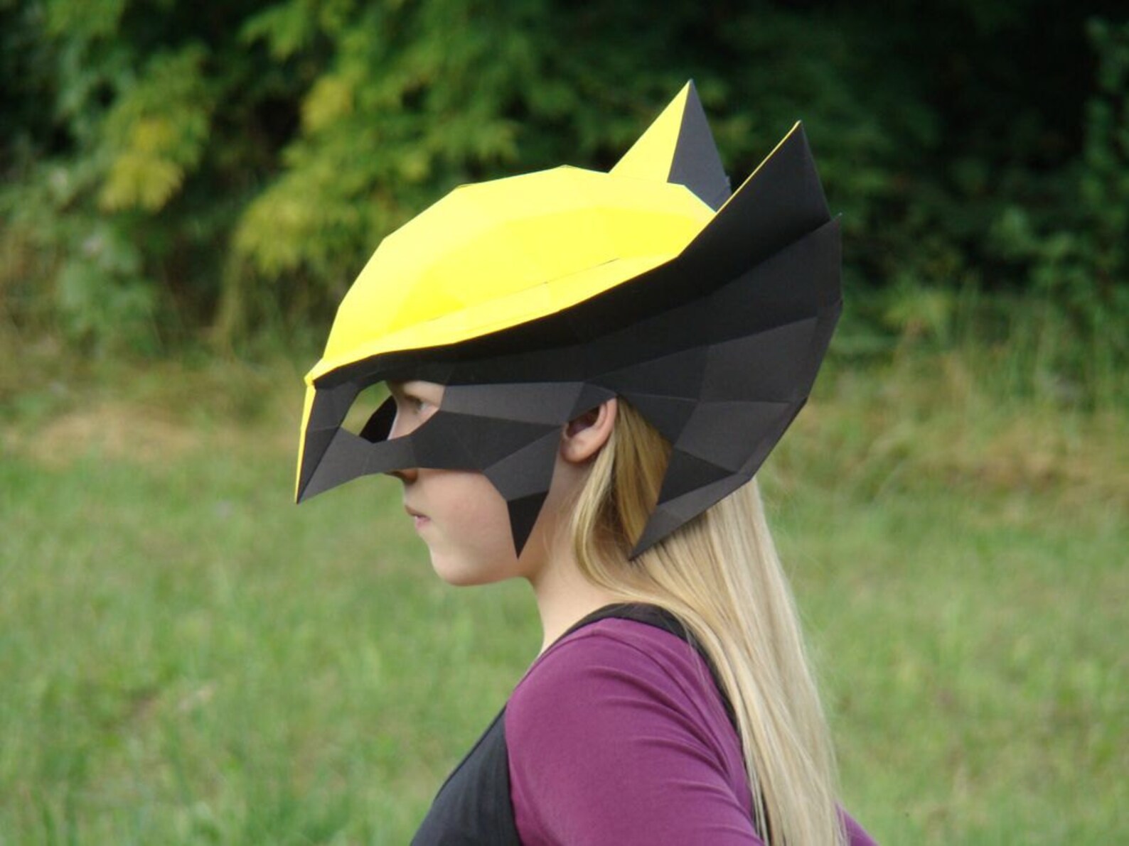 Hawkgirl Helmet Mask Printable Template DIY PDF File | Etsy UK