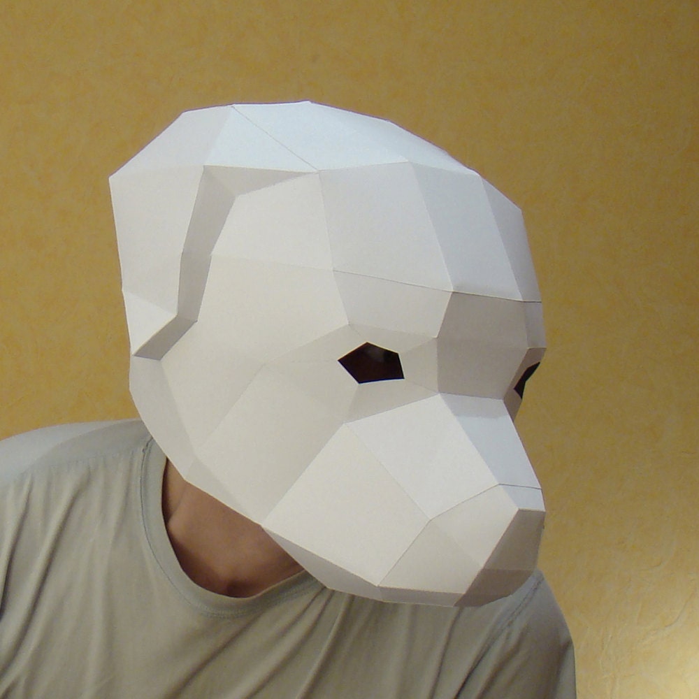 Easy to Make Papercraft Dog Mask Instant Pdf Download - Etsy UK