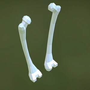 Femur Bone Printable DIY Pdf Template - Etsy
