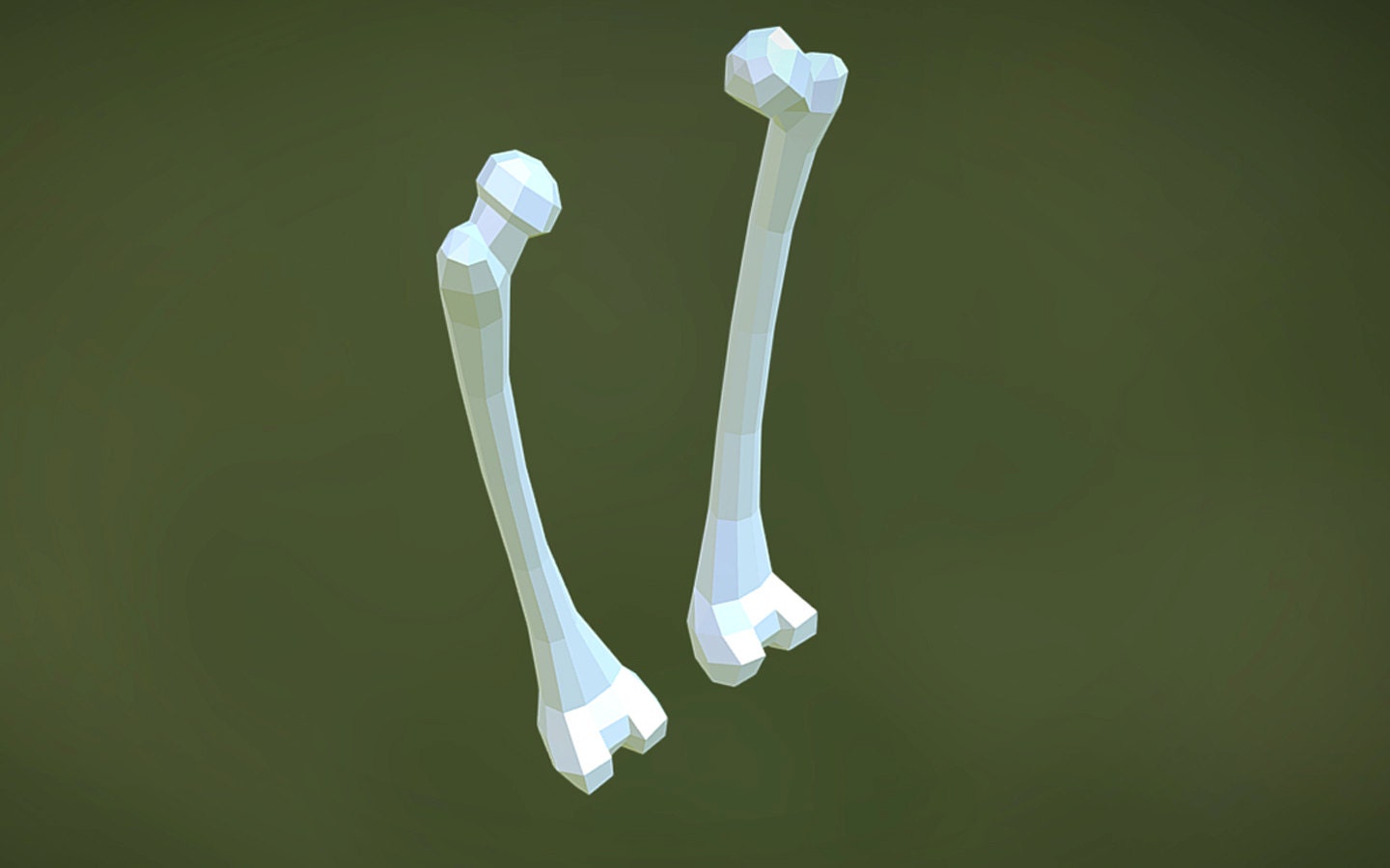 Femur Bone Printable DIY Pdf Template - Etsy