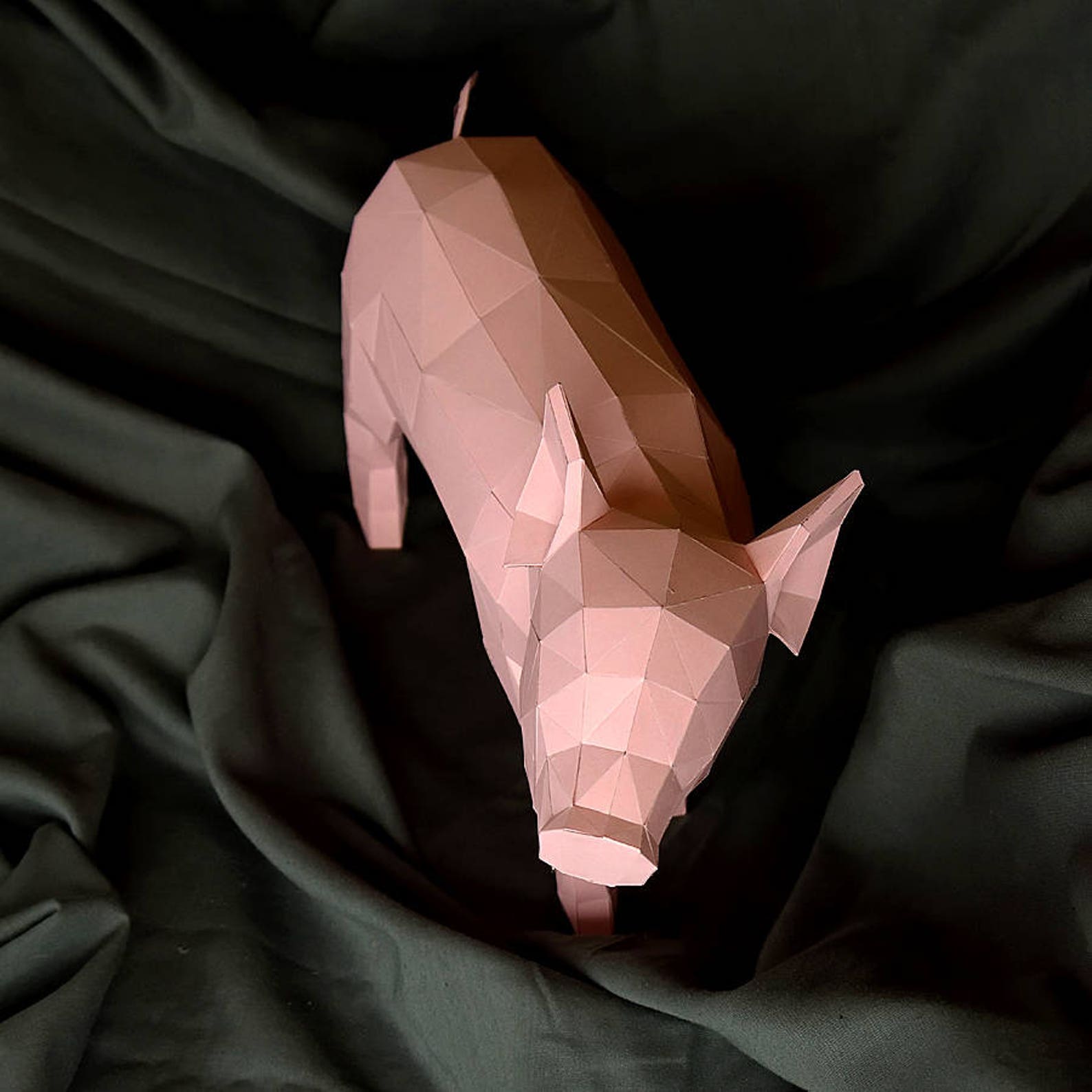 Little Pig Papercraft Download and Make Your Own Lovely - Etsy