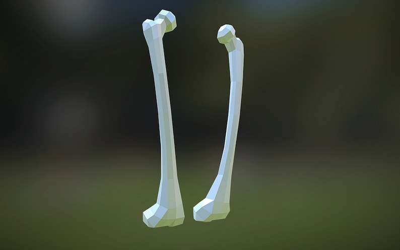 Femur Bone Printable DIY Pdf Template - Etsy