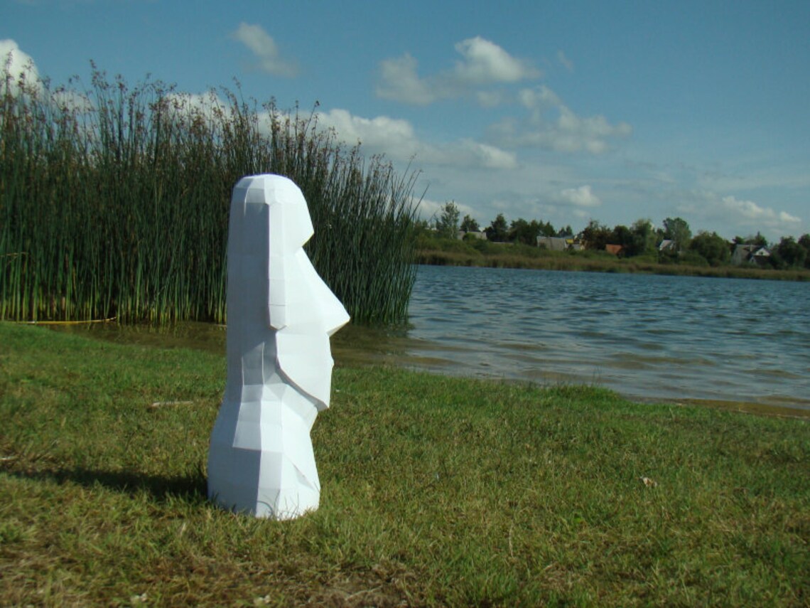 Easter Island Heads Moai Statue, Instant Pdf Download, Papercraft ...