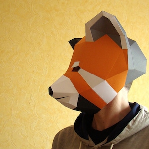 Red Panda Papercraft Mask, Download and Make Your Own Paper Mask - Etsy