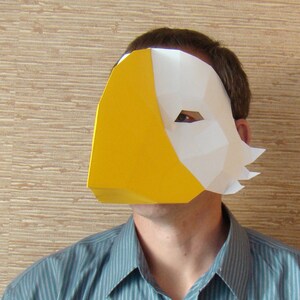 Bird Beak Mask, Bird Mask, Printable DIY Pdf Template, Paper Party Mask ...