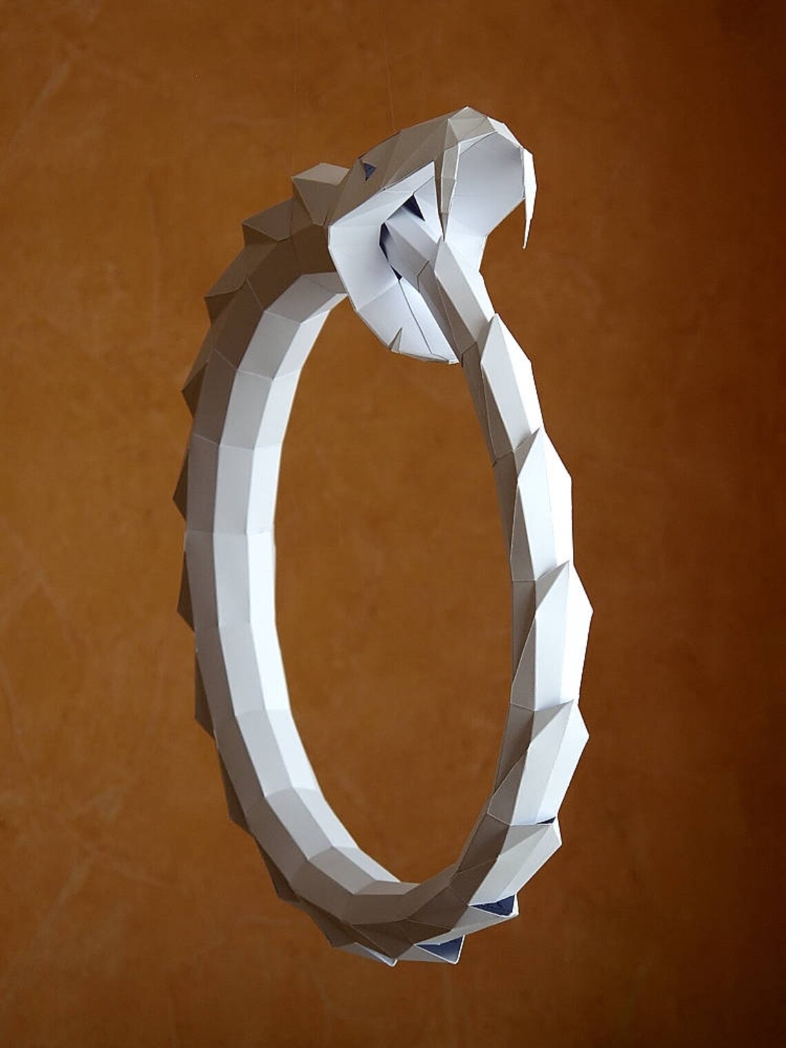 Ouroboros Serpent Model Printable DIY PDF Papercraft Template, DIY ...