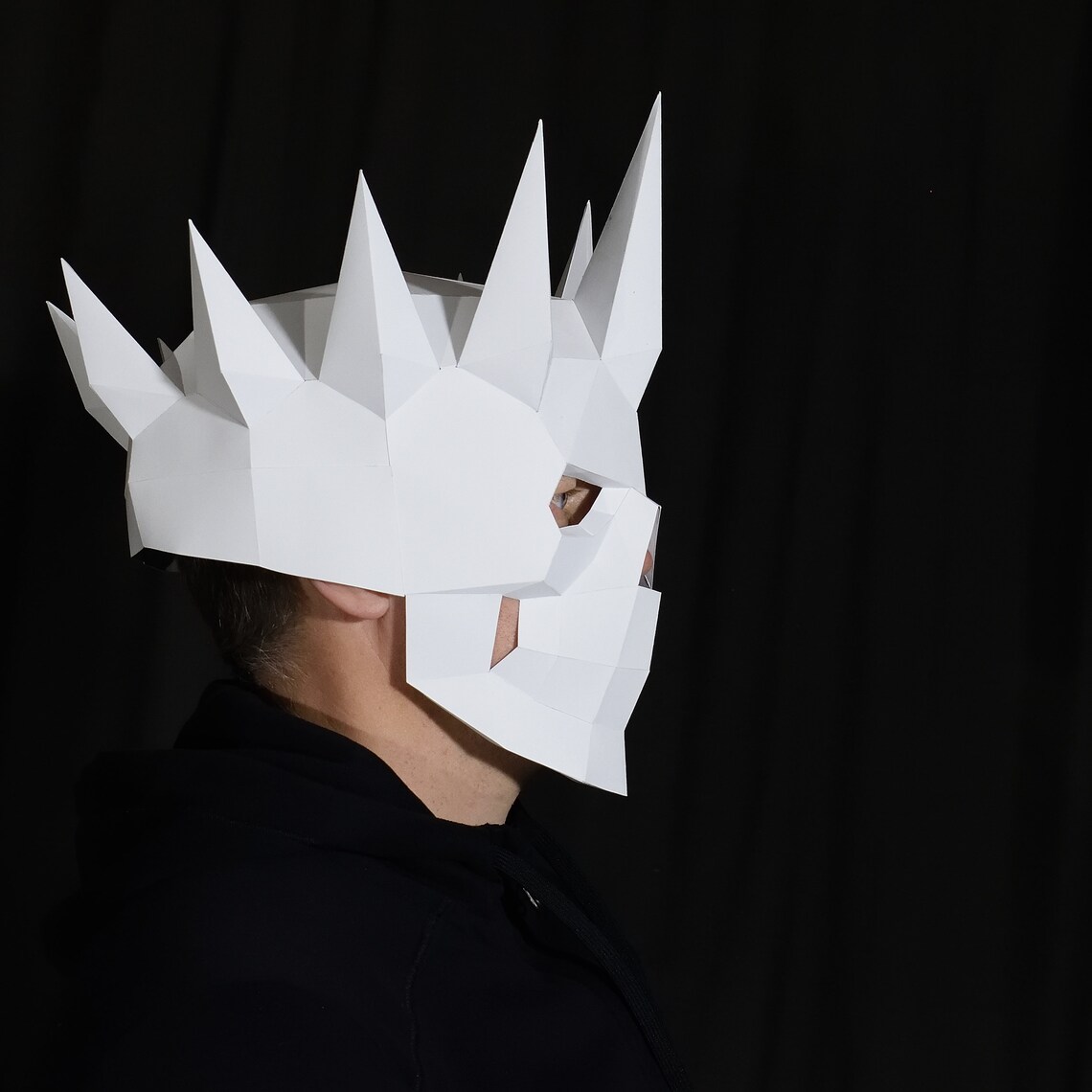 King - Helmet Mask, Easy DIY Mask Download and Make Your Own Party ...