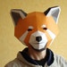 Red Panda Papercraft Mask, Download and Make Your Own Paper Mask - Etsy