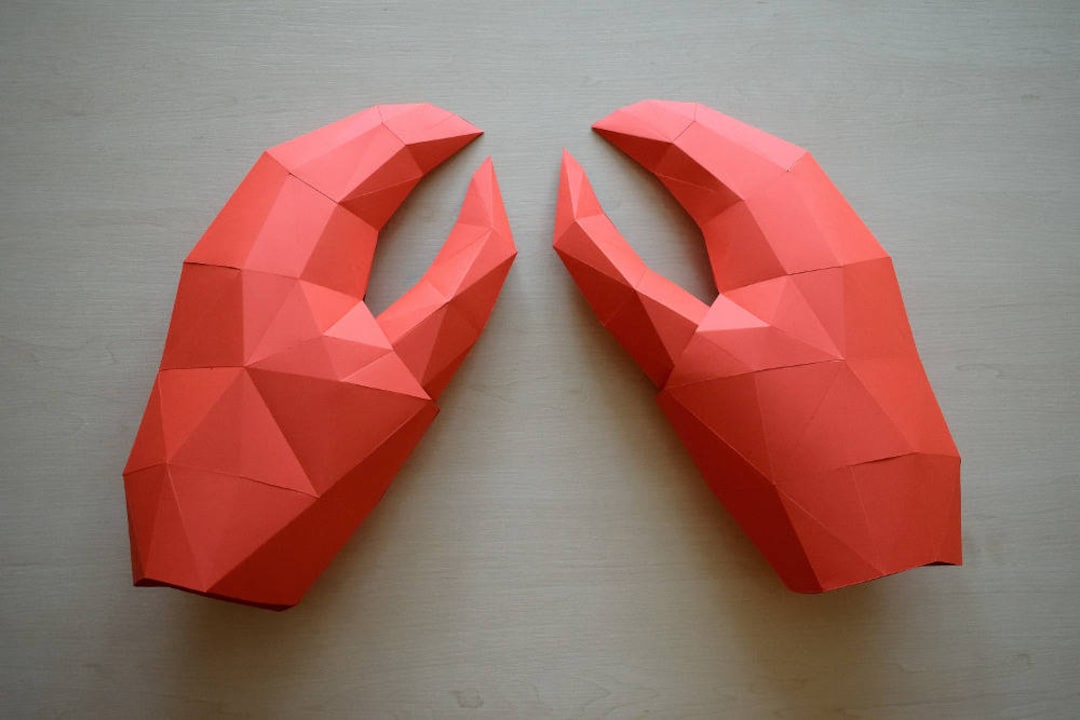 Lobster Claws Papercraft Instant Pdf Download, Papercraft Printable DIY ...