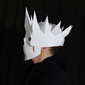 King - Helmet Mask, Easy DIY Mask Download and Make Your Own Party ...