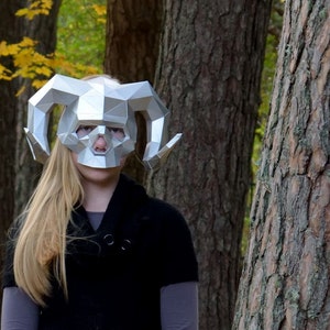 Demon Mask Papercraft, Download and Make Easy Party Mask, Paper ...