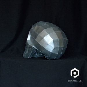 Skull Papercraft, Download and Make Your Own Real Size Paper Skull ...