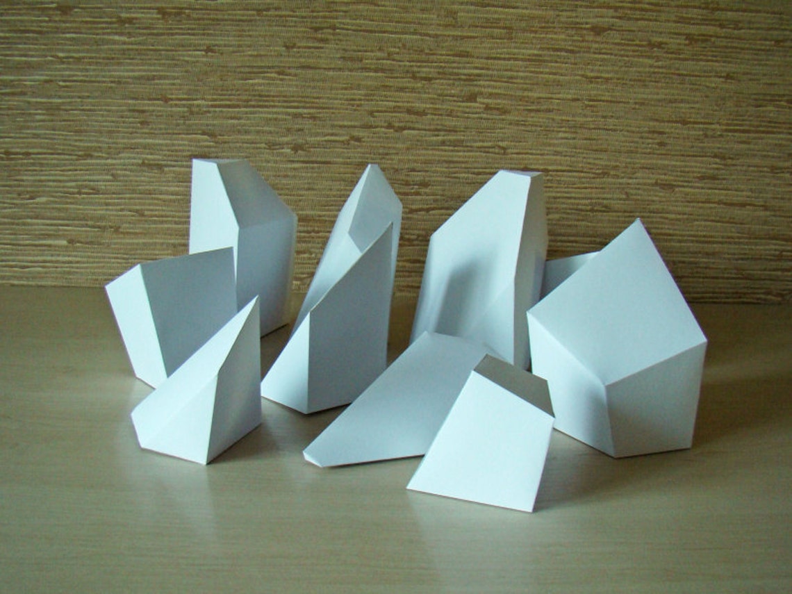 Cube Puzzle Papercraft Download and Make Little 3d Puzzle | Etsy