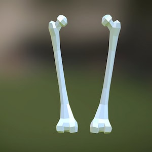 Femur Bone Printable DIY Pdf Template - Etsy
