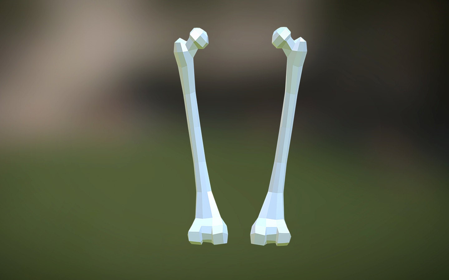 Femur Bone Printable DIY Pdf Template - Etsy Israel
