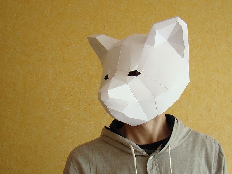 Red Panda Papercraft Mask, Download and Make Your Own Paper Mask - Etsy