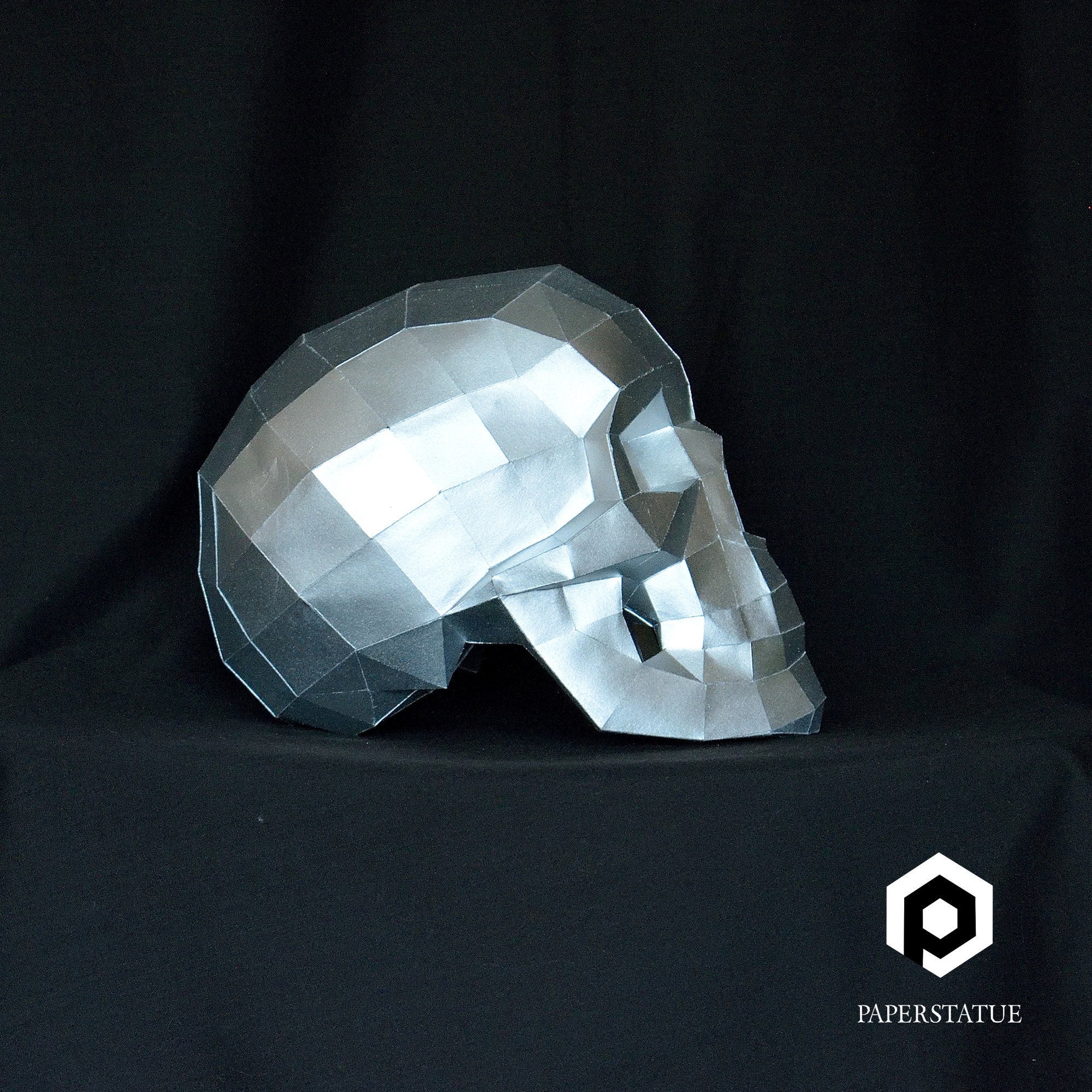 Skull Papercraft, Download and Make Your Own Real Size Paper Skull ...