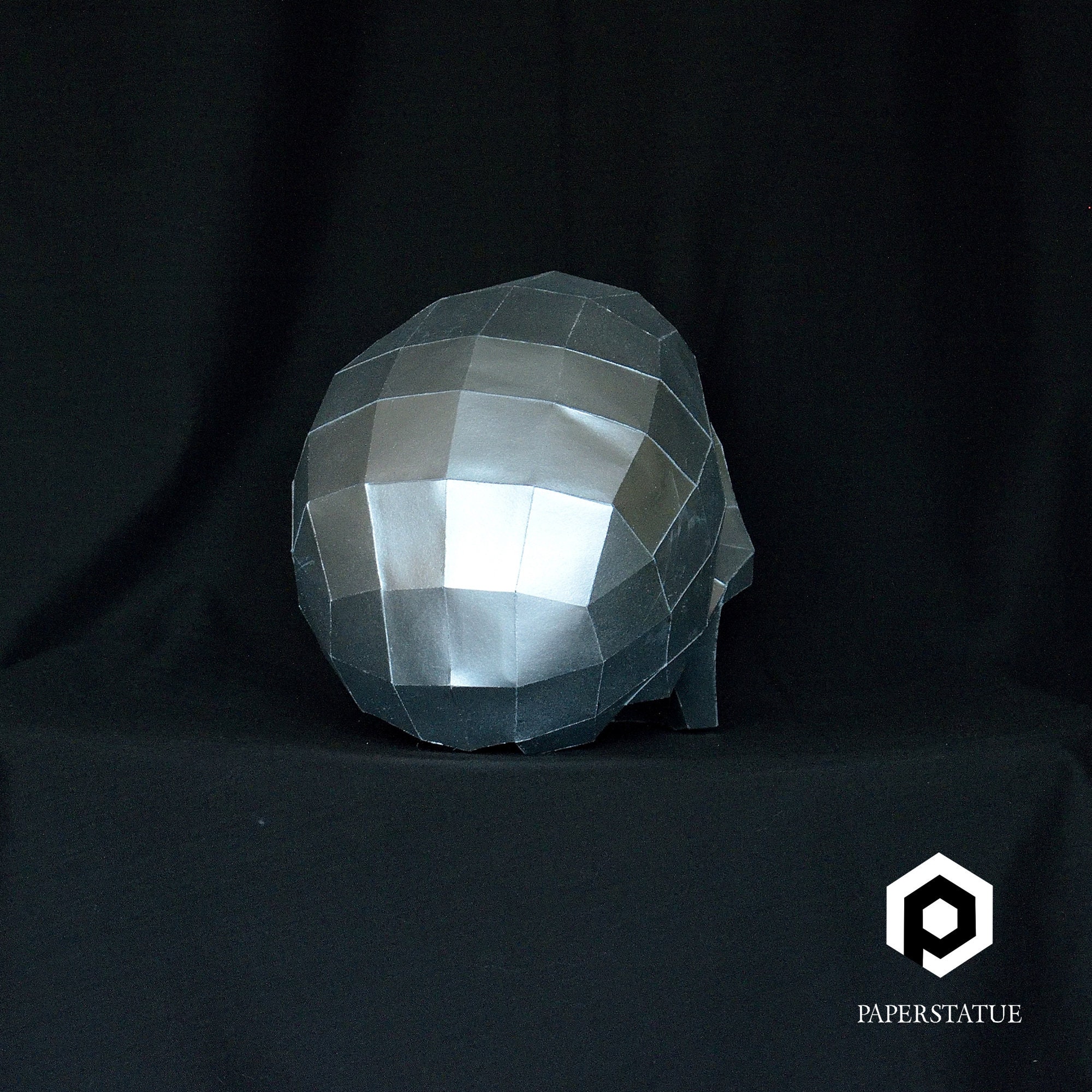 Skull Papercraft Download and Make Your Own Real Size Paper - Etsy