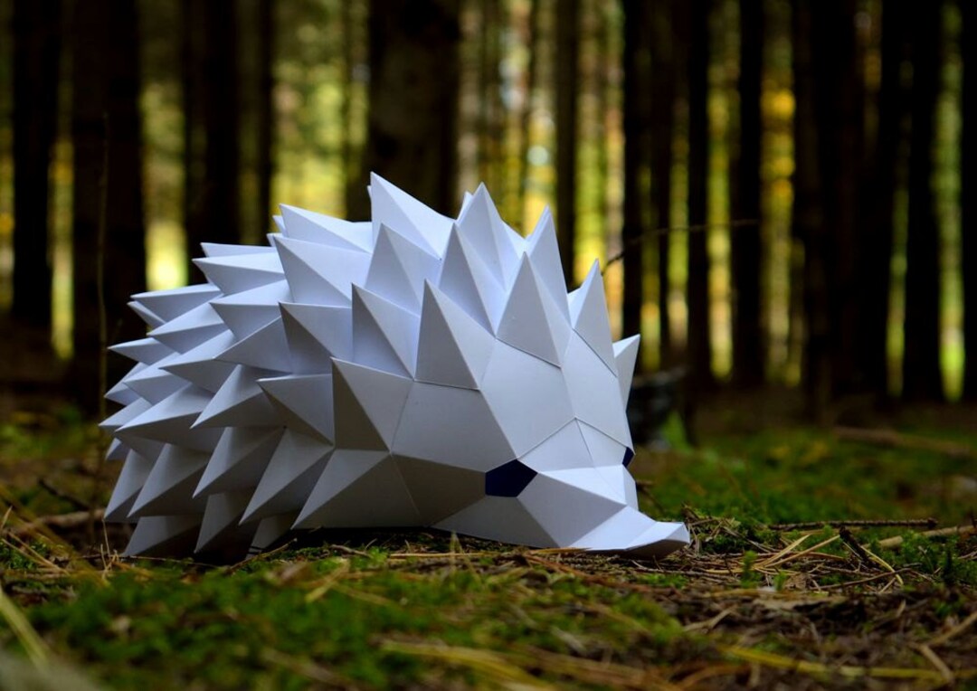 Hedgehog Mask DIY Papercraft, Download and Make Your Own Mask ...
