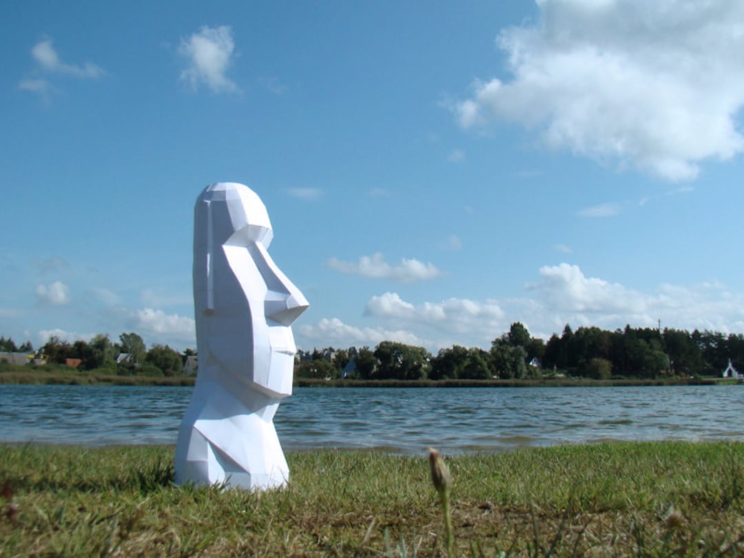 Easter Island Heads Moai Statue, Instant Pdf Download, Papercraft ...