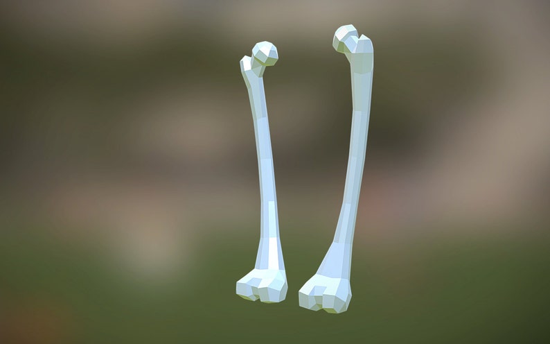 Femur Bone Printable DIY Pdf Template - Etsy