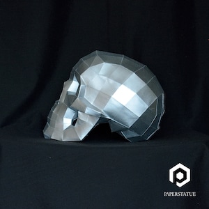 Skull Papercraft, Download and Make Your Own Real Size Paper Skull ...