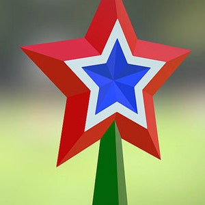 Free to Download Printable Christmas Tree Toppers, Link in Description ...