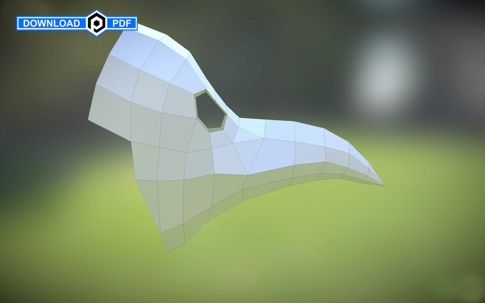 Plague Doctor papercraft Mask Download and make your own | Etsy