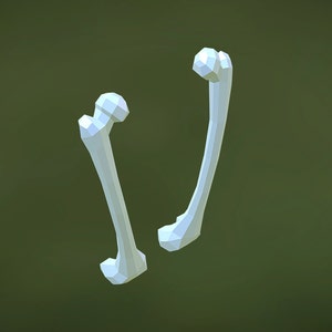 Femur Bone Printable DIY Pdf Template - Etsy