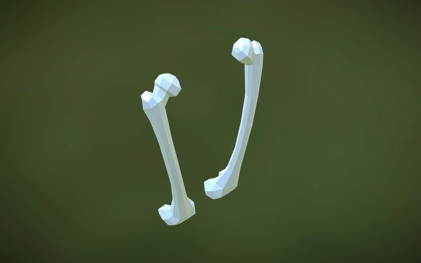 Femur Bone Printable DIY Pdf Template | Etsy Canada