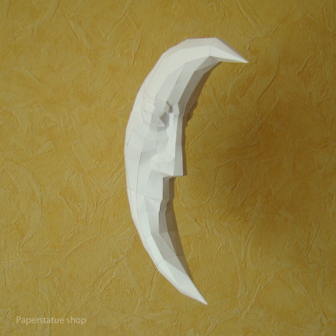 Moon Face Papercraft Download and Make Paper Moon Printable - Etsy Canada