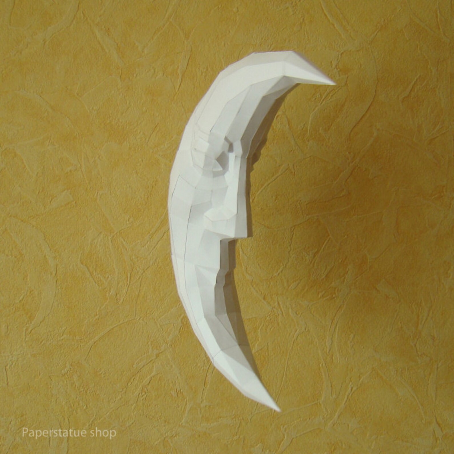 Moon Face Papercraft Download and Make Paper Moon Printable - Etsy Canada