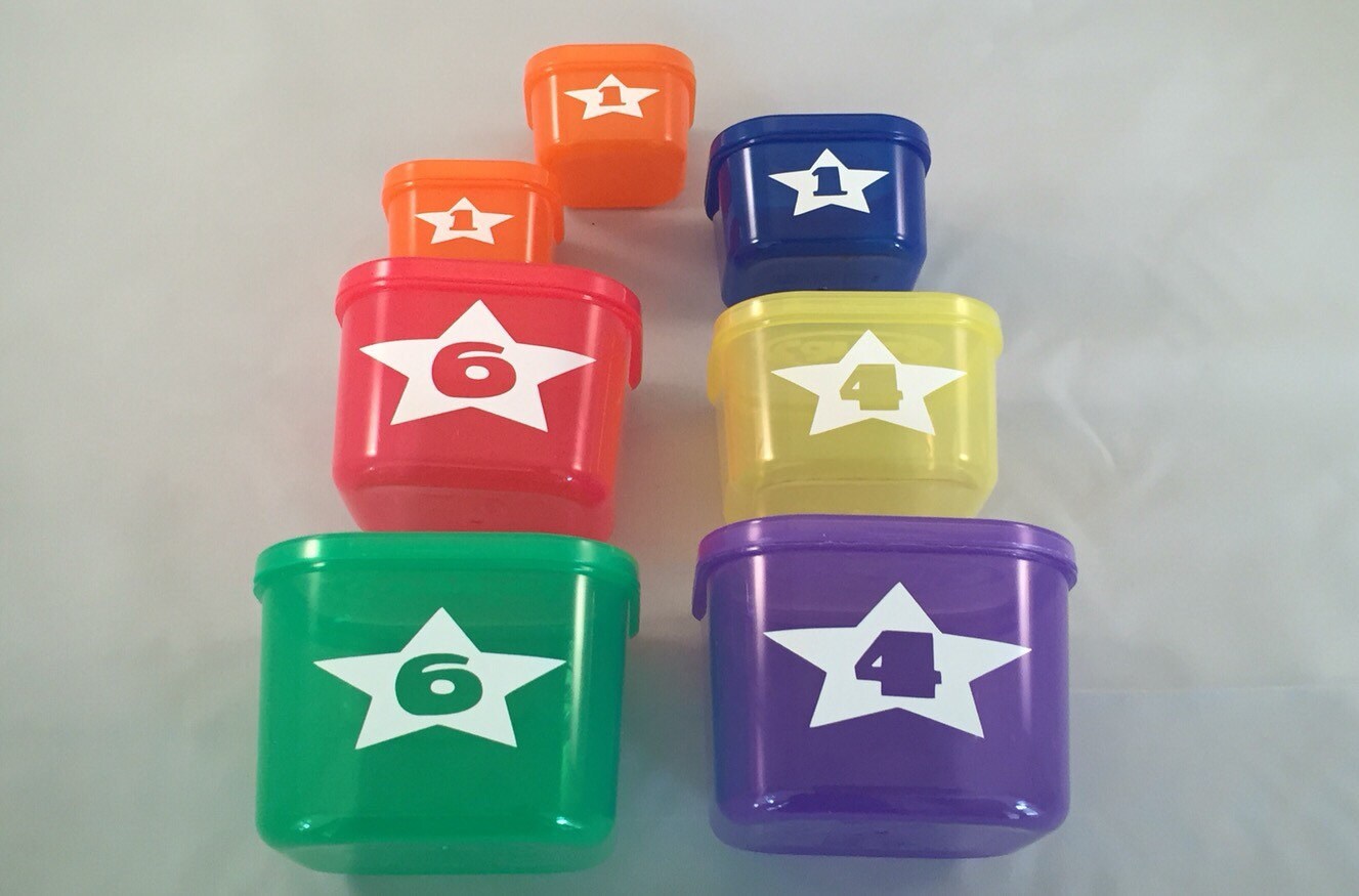 LABELS and Daily Serving Star DECALS for Combo 21 Day Fix Portion ...