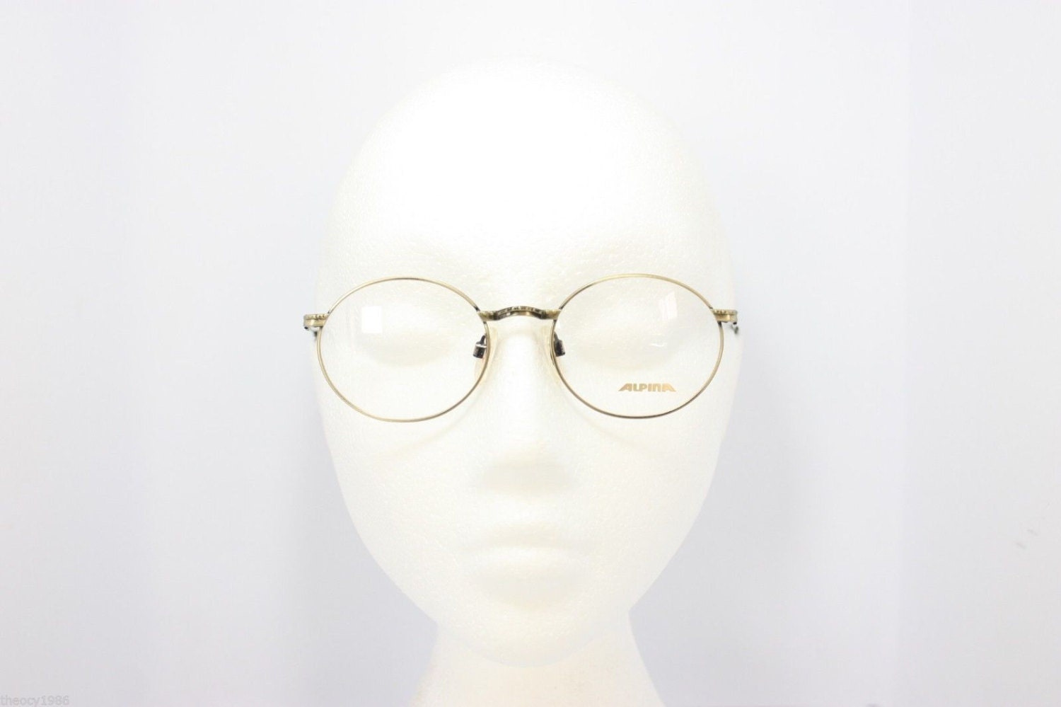 Alpina Round Oval AF469 Vintage eyeglasses Made in Germany | Etsy